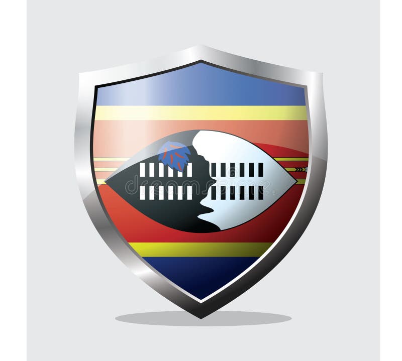 Shield Icon Vector Illustration of the Sovereign Country Flag Stock ...