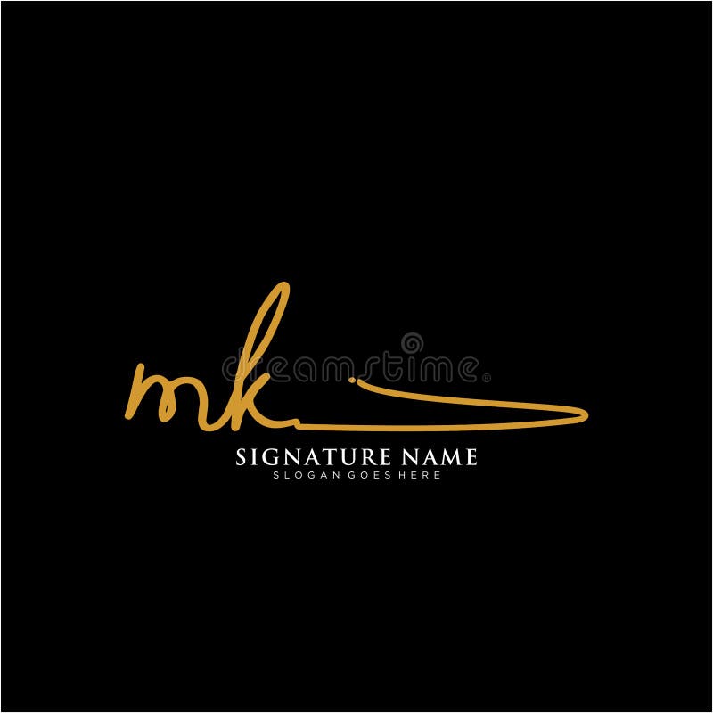 Mk Signature Stock Illustrations – 239 Mk Signature Stock Illustrations ...