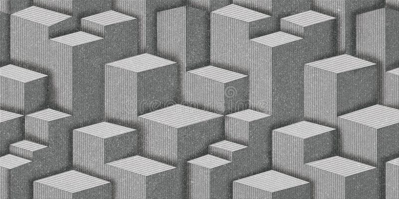 3D Wall or Floor Geometry Background Natural Daylight.Concrete ...