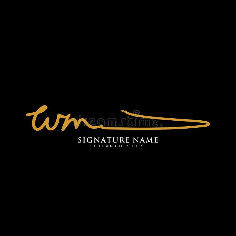 Wm Signature Stock Illustrations – 210 Wm Signature Stock Illustrations ...
