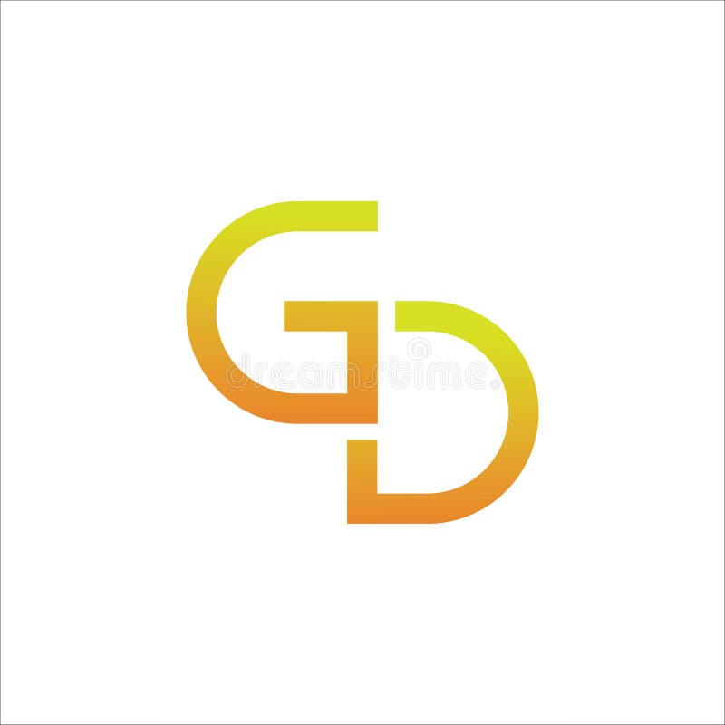 Initial Letter Gd Logo or Dg Logo Vector Design Template Stock Vector ...