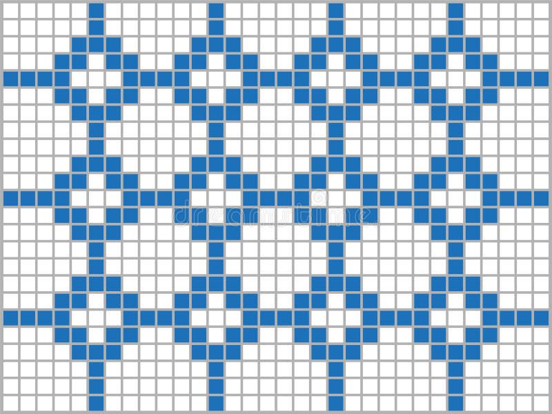 Blue and White Squares on a Gray Background. Abstract Composition ...