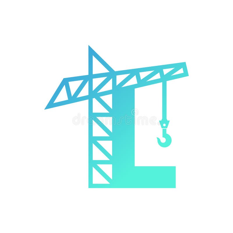 Letter L Building Construction Logo Design Vector Stock Vector ...
