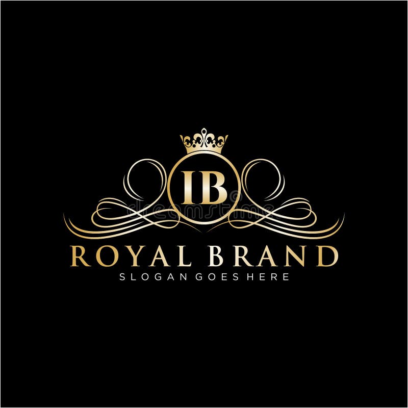 IB Signature Logo Template Vector Stock Vector - Illustration of ...