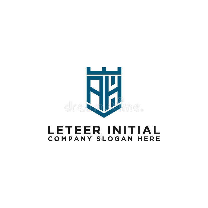 Initial Letters of the AH Logo Icon. -Vector Stock Vector ...