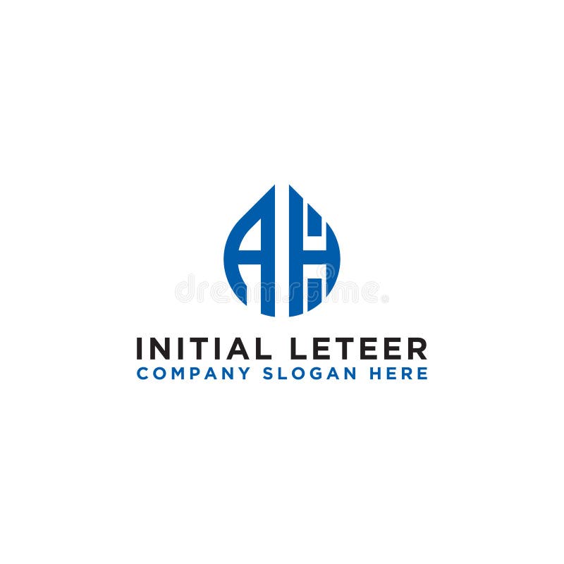 Initial Letters of the AH Logo Icon. -Vector Stock Vector ...