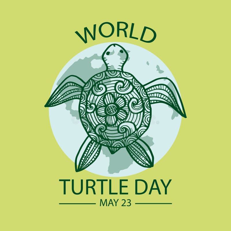 World Turtle Day, 23 May. Poster Concept. Stock Vector - Illustration ...