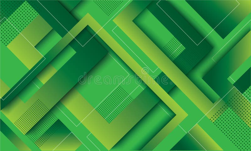 Modern Green Square Gradient Trendy Background Vector Illustration ...