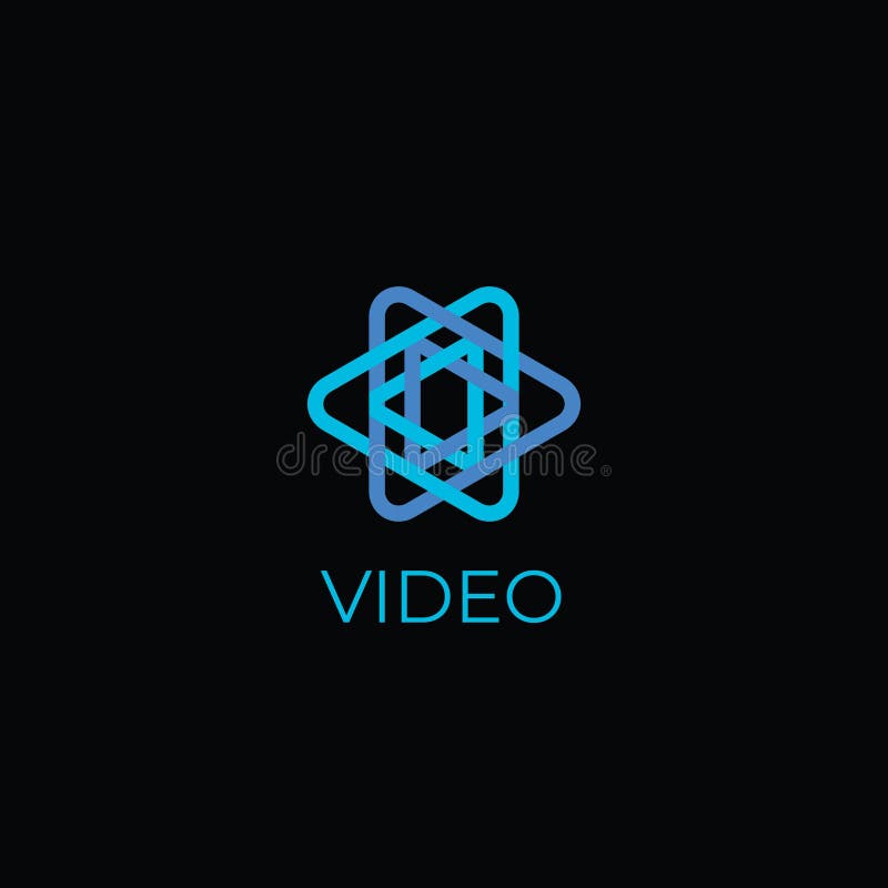 Video Editing Vector Logo. Audio Video Emblem Stock Vector ...
