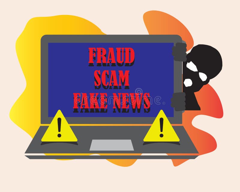 Fraud, scam, theft stock illustration. Illustration of theft - 24741036