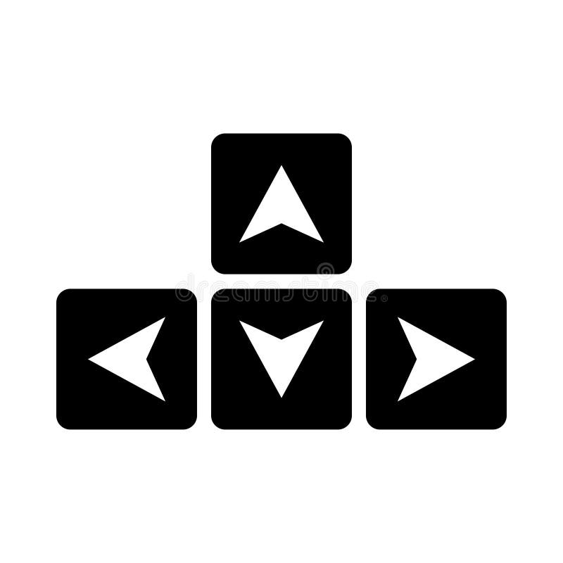 Arrow Keys Keypad Background Stock Illustrations – 68 Arrow Keys Keypad ...