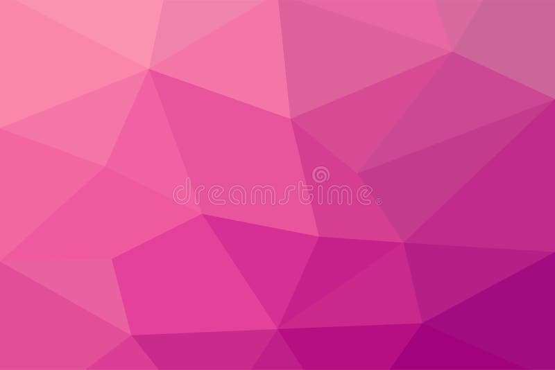 Pastel Pink Polygonal Mosaic Abstract Background. Light Pink Vector ...
