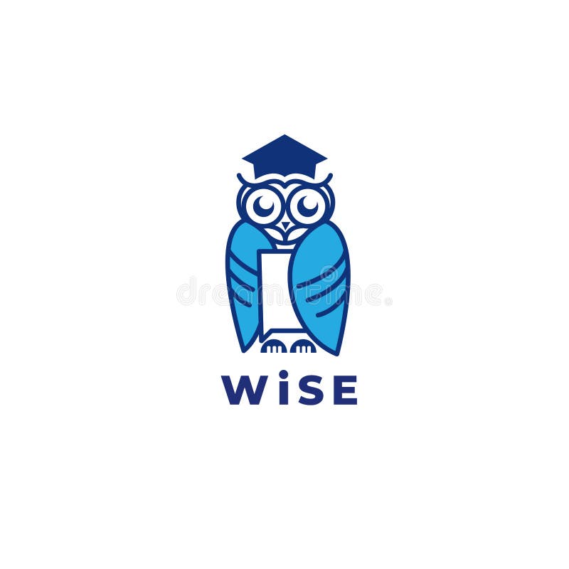 Owl Vector Logo. Wisdom Emblem. Owl Icon. Education Sign for University ...