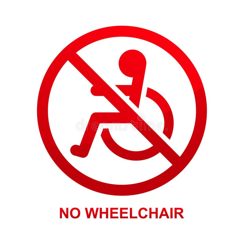 No Wheelchair Stock Illustrations – 245 No Wheelchair Stock ...