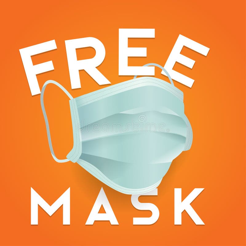 Free Mask Cartoon Style Vector Illustration Stock Vector - Illustration ...