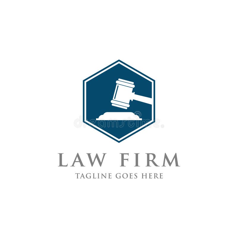 Law and Attorney with Gavel Logo Design Template Stock Vector ...