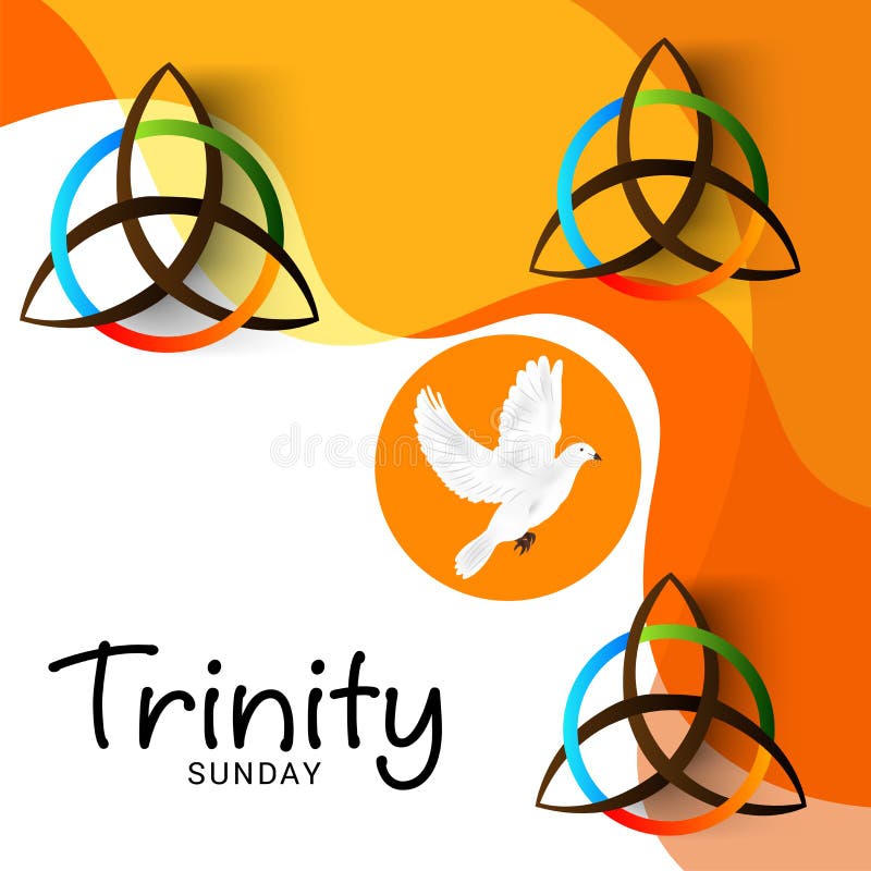 Trinity Sunday. stock illustration. Illustration of concept - 184830674