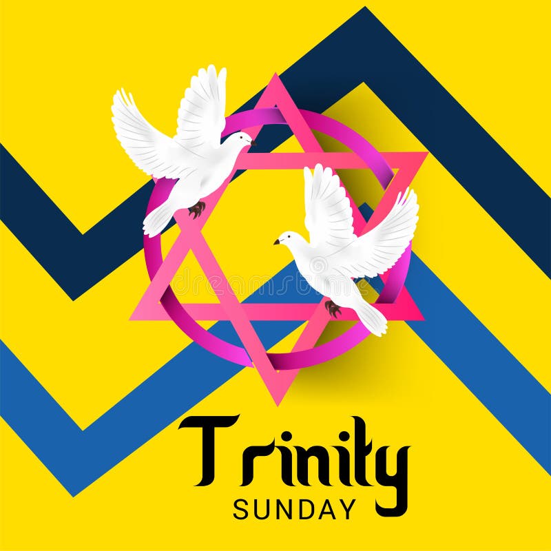 Trinity Sunday. stock illustration. Illustration of cross - 184830830