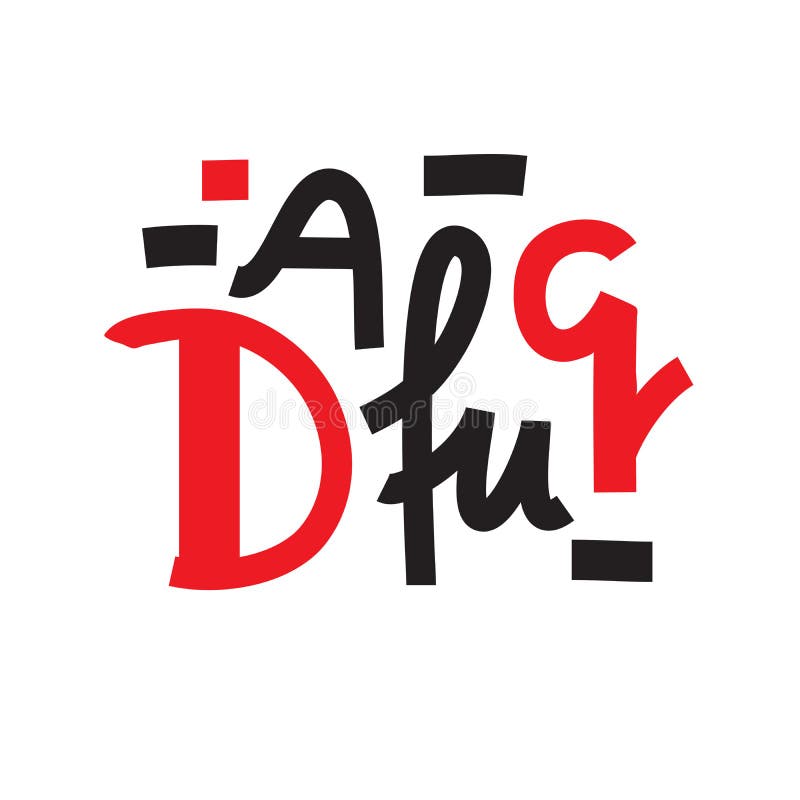 Dafuq - Simple Inspire and Motivational Quote. Hand Drawn Beautiful ...