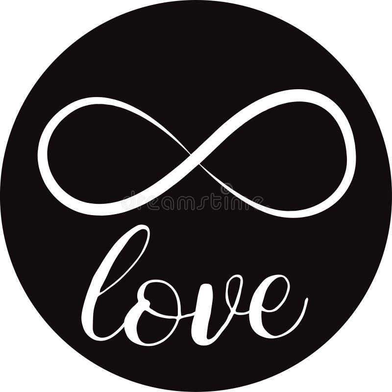 Print Infinity Freedom Symbol Vector Illustration New Art Stock Vector ...