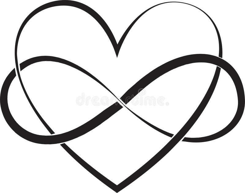 Infinity Heart Symbol Stock Illustrations – 4,088 Infinity Heart Symbol ...