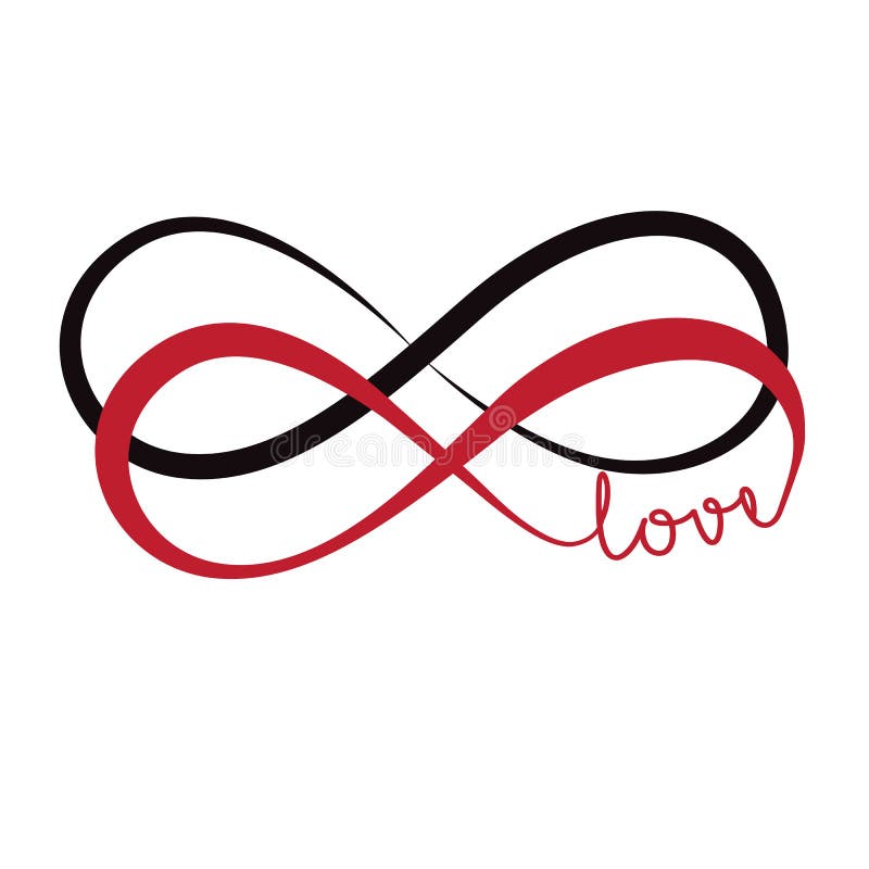 Print Elegant Infinity Sign, Vector Illustration Stock Vector ...