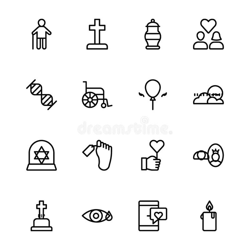 Death and Life Icons stock vector. Illustration of venom - 185342261