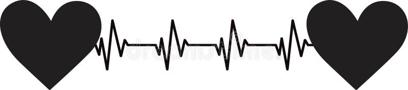 Print Cardiology Line, Heart, Vector, Background Illustration Stock ...