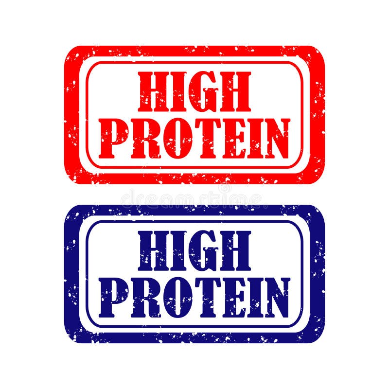 No Protein Sign Isolated on White Background Stock Vector ...