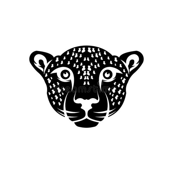 Woodland Animal Head Icon Angry Puma Stock Vector - Illustration of ...