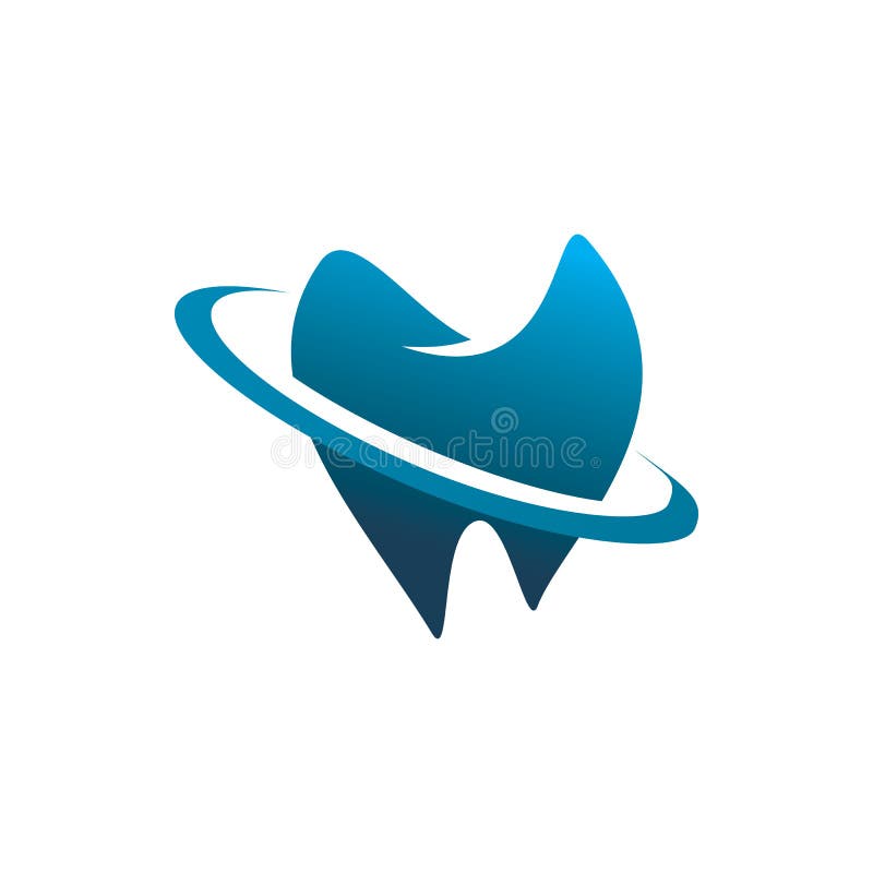 Blue Tooth Dentist Doctor Logo Design Stock Vector - Illustration of ...