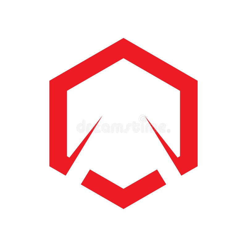 Red Hexagon Logo