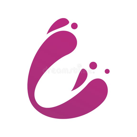 Creative Full Color Letter C Fluid Splat Ink Paint Art Logo Design ...