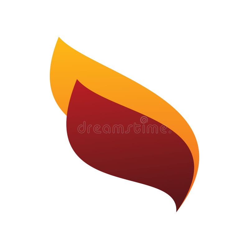Full Color Fire Flame Logo Design Stock Vector - Illustration of fire ...