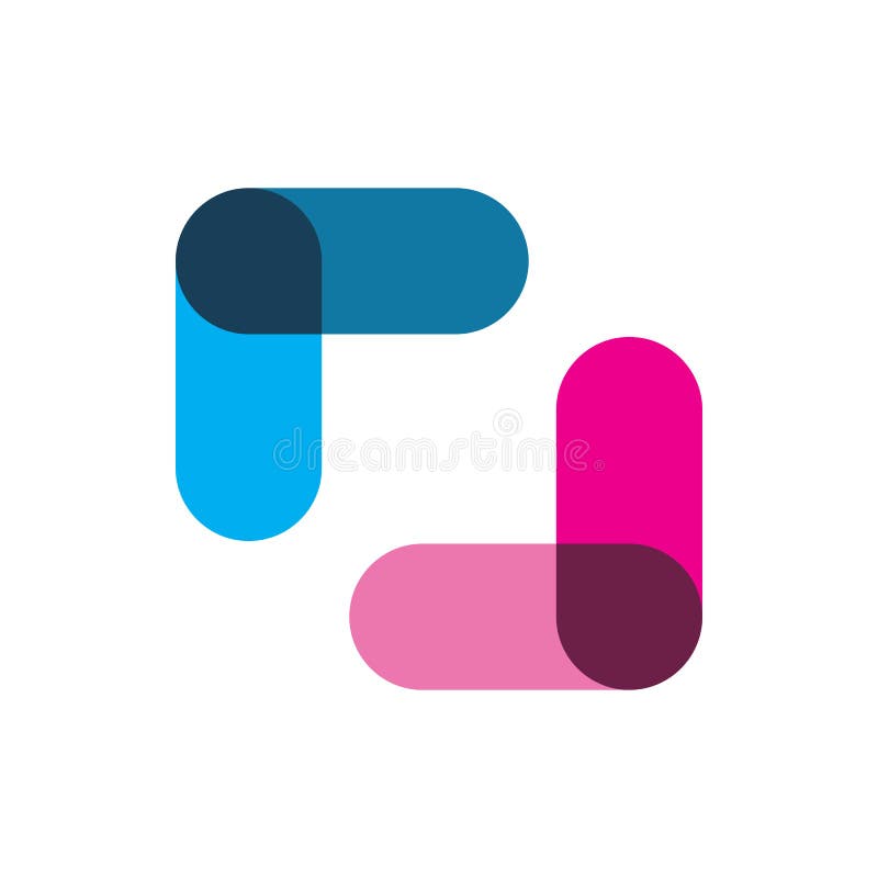 Square Balance Color Code Logo Design Stock Vector - Illustration of ...