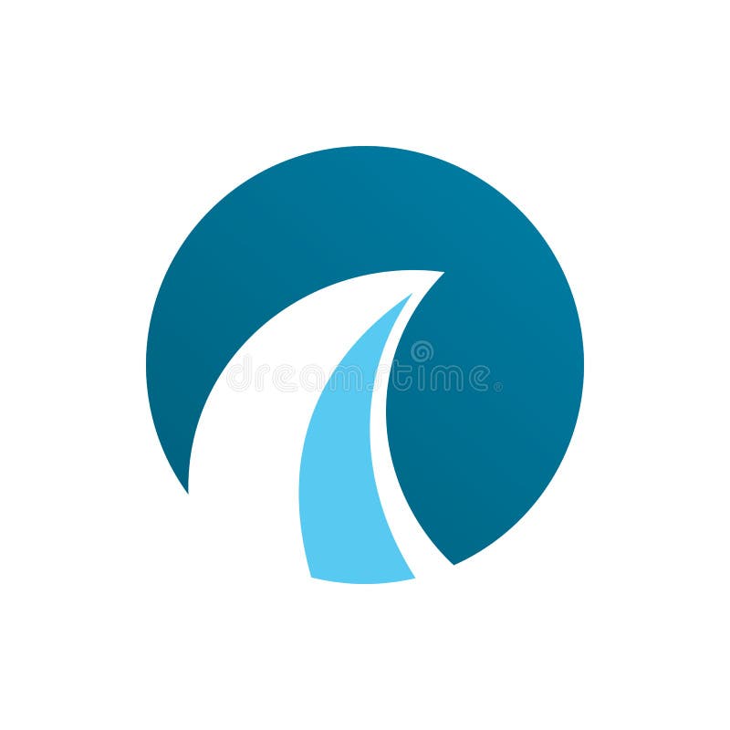 Circle Wave Torn Logo Design Stock Vector - Illustration of unique ...