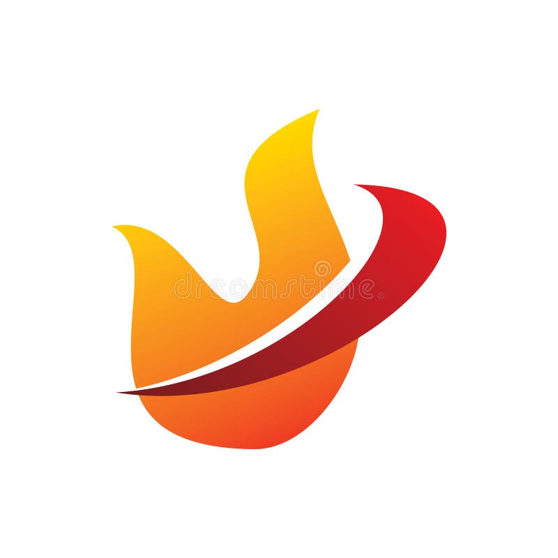 Red Color Dynamic Star Line Logo Design Stock Illustration ...