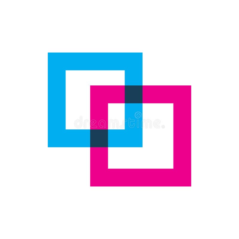 Square infinity signs stock vector. Illustration of linked - 216931455