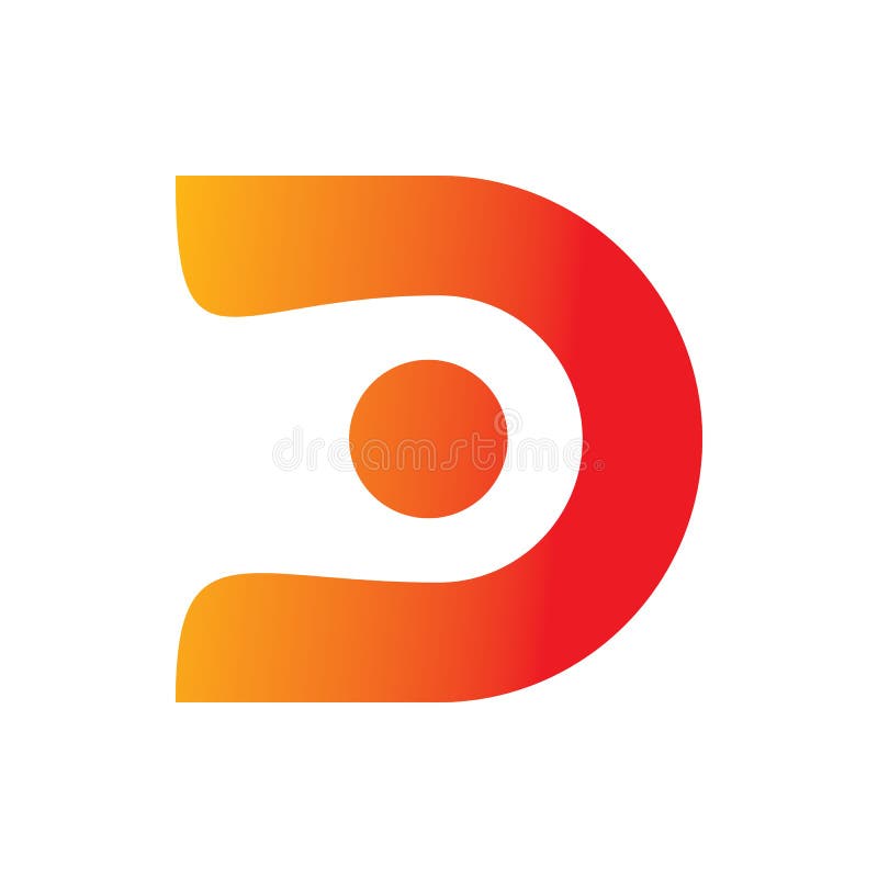 Letter D Creative Color Logo Design Stock Vector - Illustration of ...