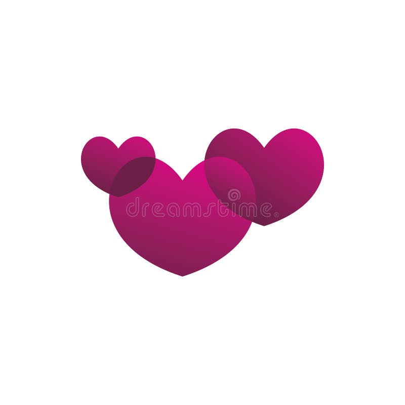 Bubble Love Hearth Group Logo Design Stock Vector - Illustration of ...