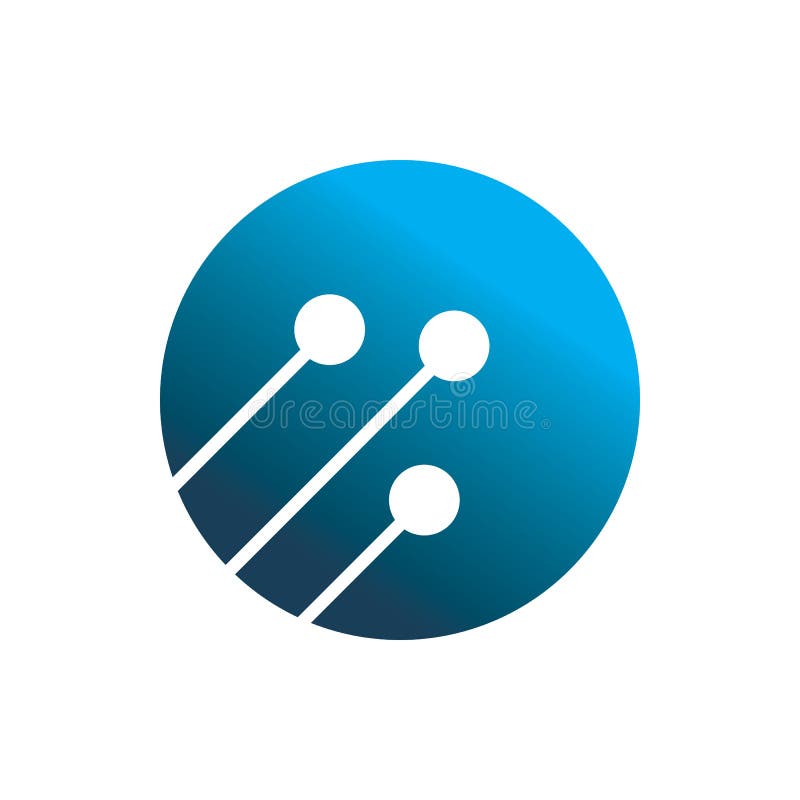 Network Blue Secure Shield Connect Dot Line Logo Design Stock Vector ...