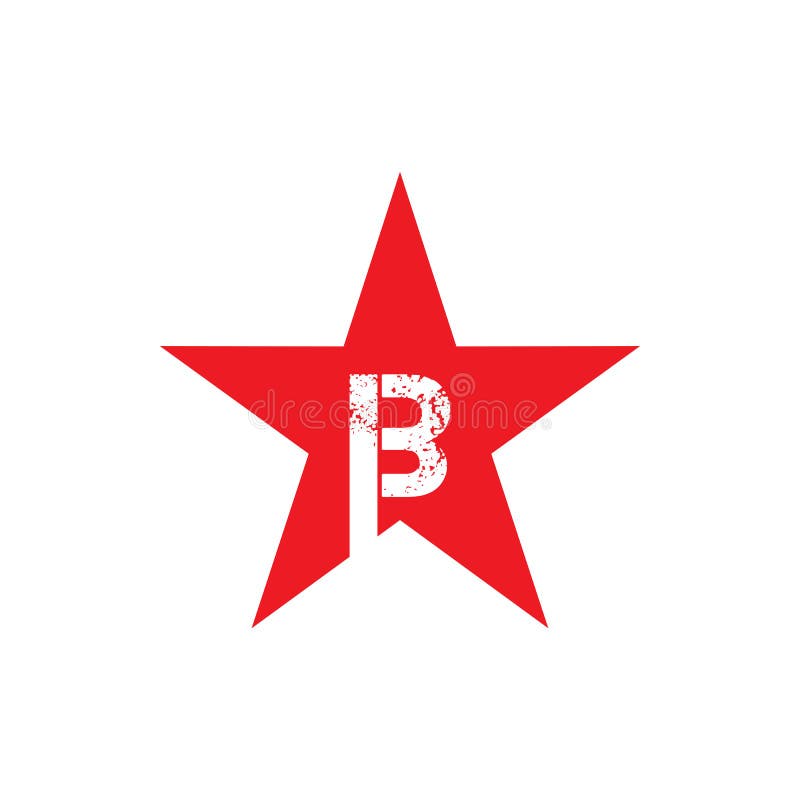 Letter B Star Modern Logo Stock Illustrations – 343 Letter B Star ...