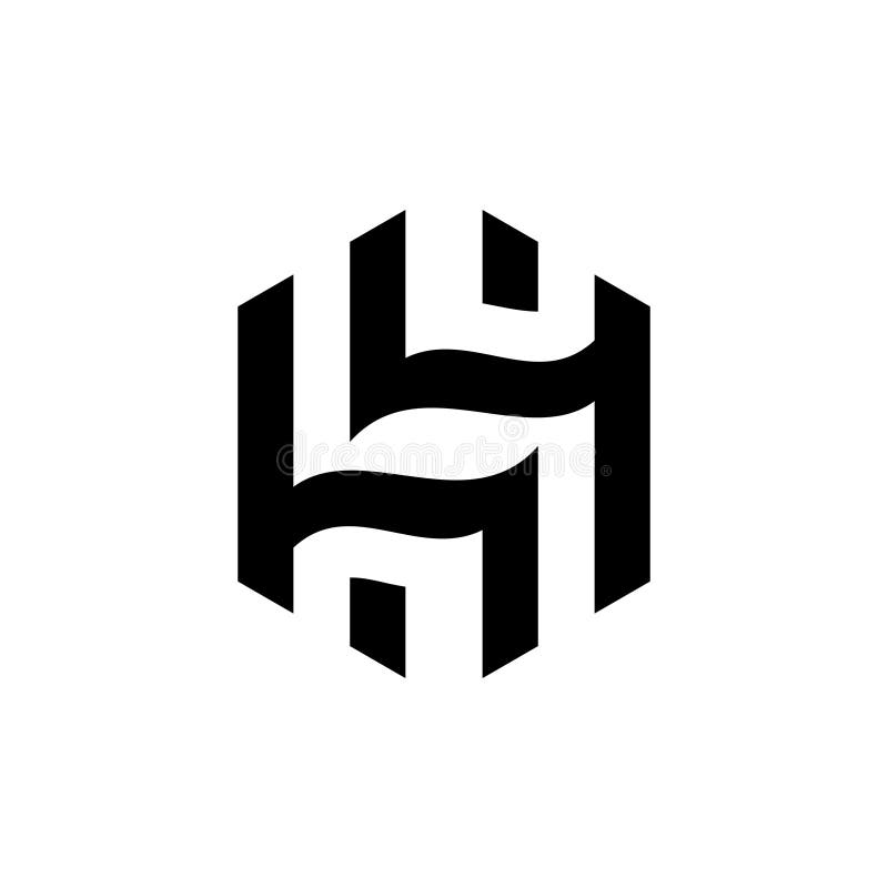 Letter HH Monogram Logo Design Vector Icon Graphic Stock Vector ...