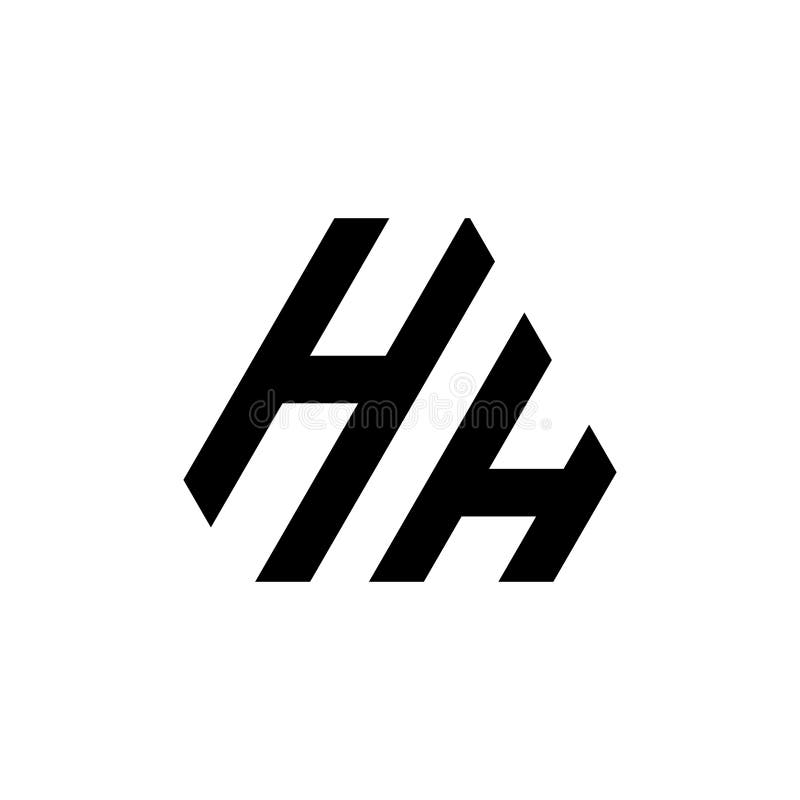 Letter HH Monogram Logo Design Vector Icon Graphic Stock Vector ...