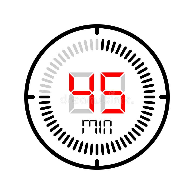 45 Minute Timer Stock Illustrations – 414 45 Minute Timer Stock ...