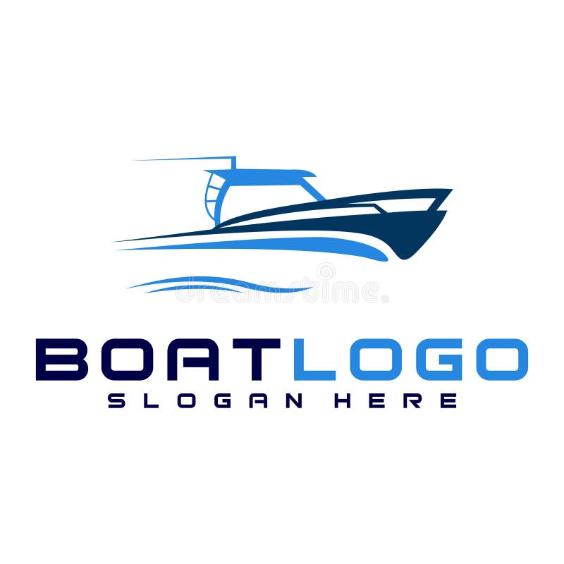 Speed Boat Logo Design Template ,Sea Boat Logo Design Concept ,Vector ...