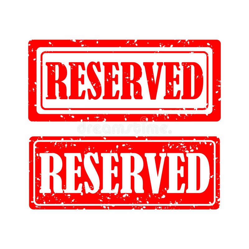 Reserved Spot Stock Illustrations – 135 Reserved Spot Stock ...