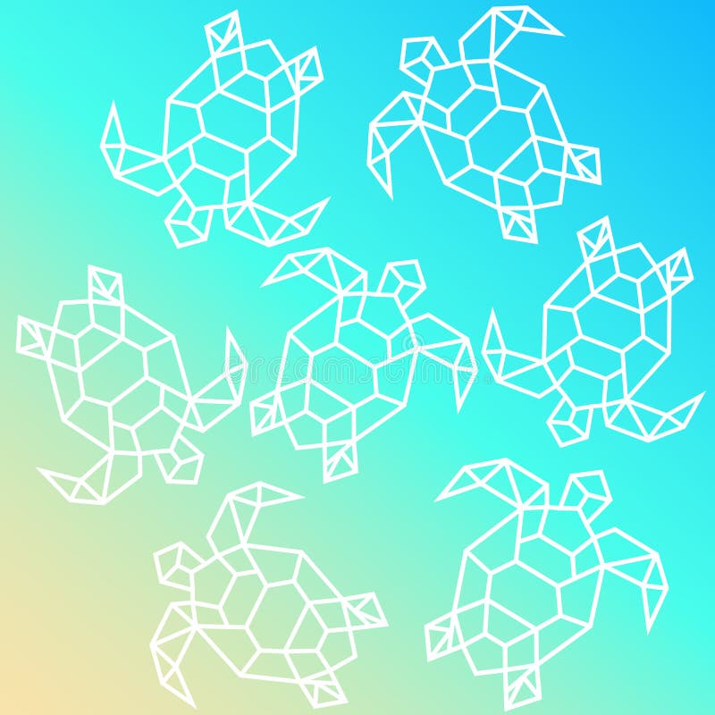 Polygonal Turtle Stock Illustrations – 130 Polygonal Turtle Stock ...