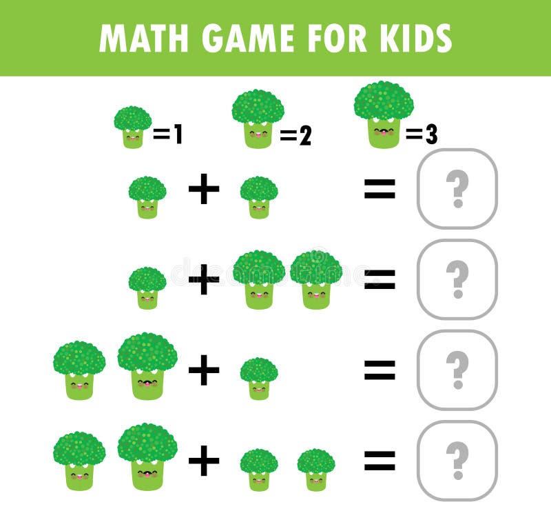 Mathematics Educational Game for Children. Learning Counting, Addition ...