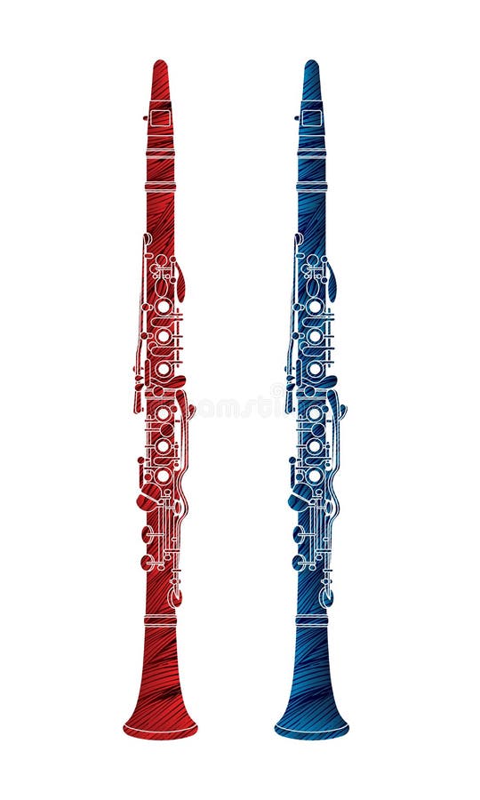 Clarinet Instrument Cartoon Music Graphic Vector Stock Vector ...